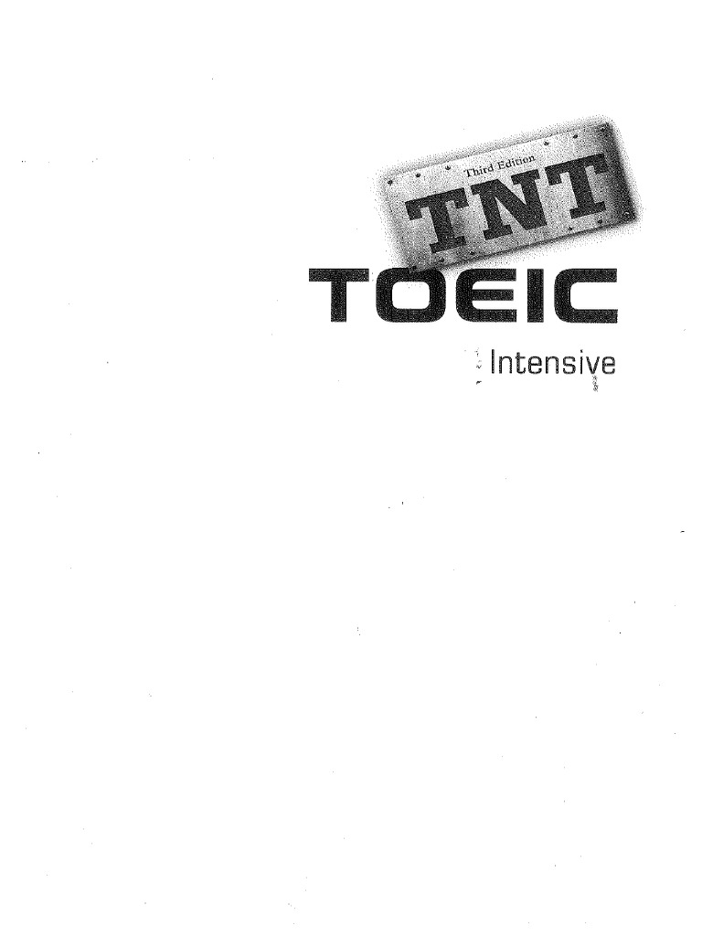 TOEIC TNT - Third Edition | PDF