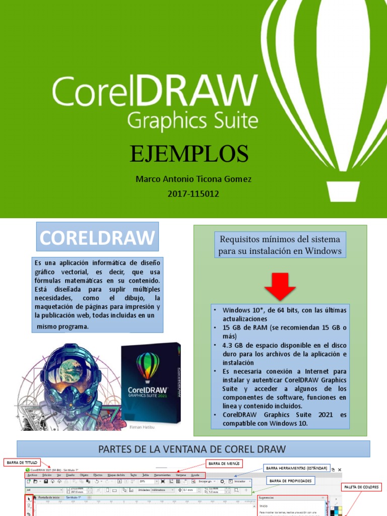 Corel Draw Ejemplos | PDF | Archivo de computadora | Windows 10