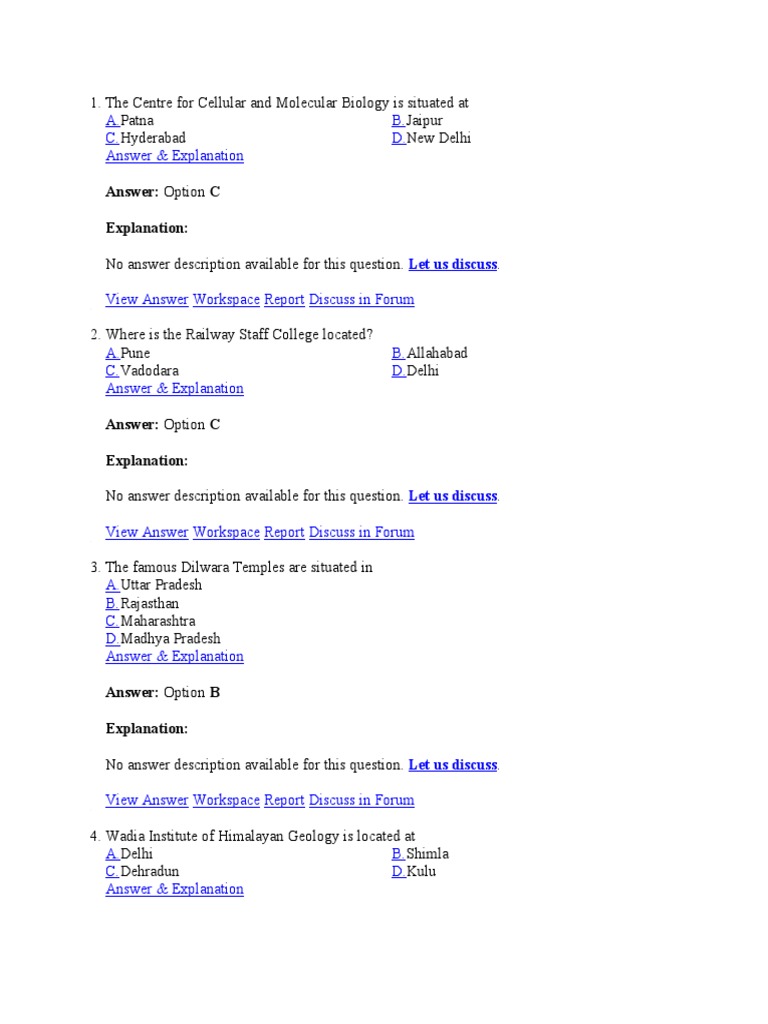 India Bix Famous Places | PDF | South Asia