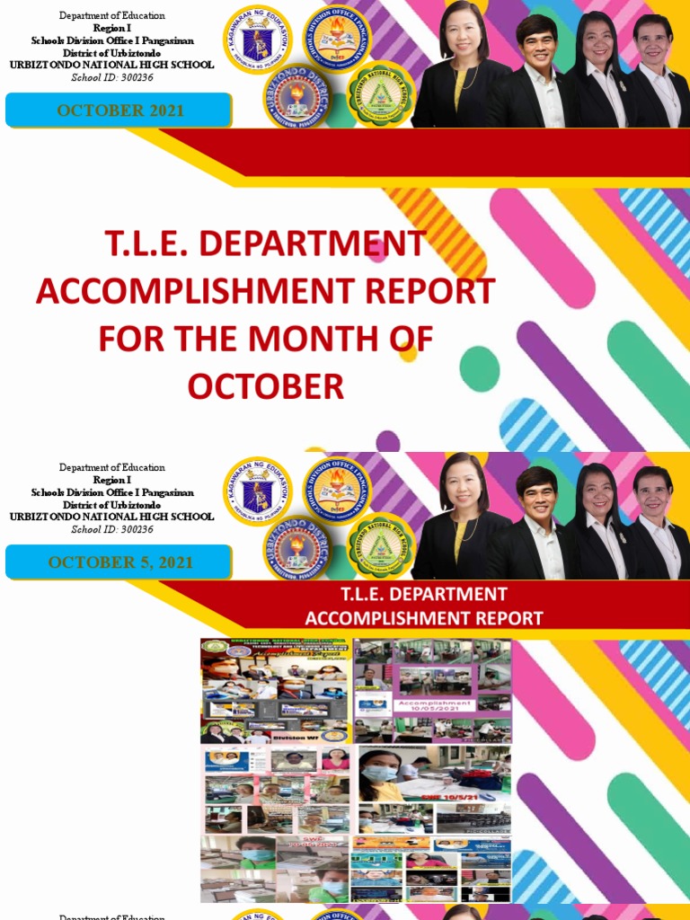 TLE - Accomplishment Report | PDF