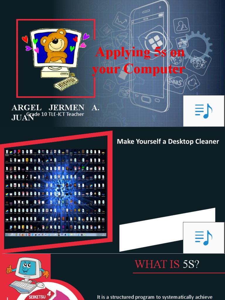 Applying 5s On Your Computer: Argel Jermen A. Juan | PDF | Computer ...