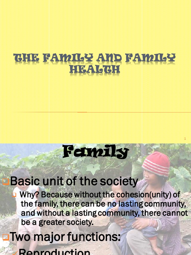 The Family and Family Health | PDF | Family | Preventive Healthcare