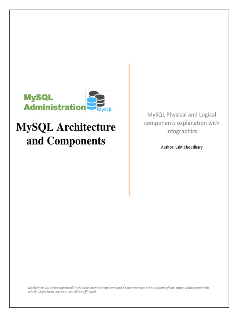 Mysql Architecture Guide | PDF | Database Index | My Sql