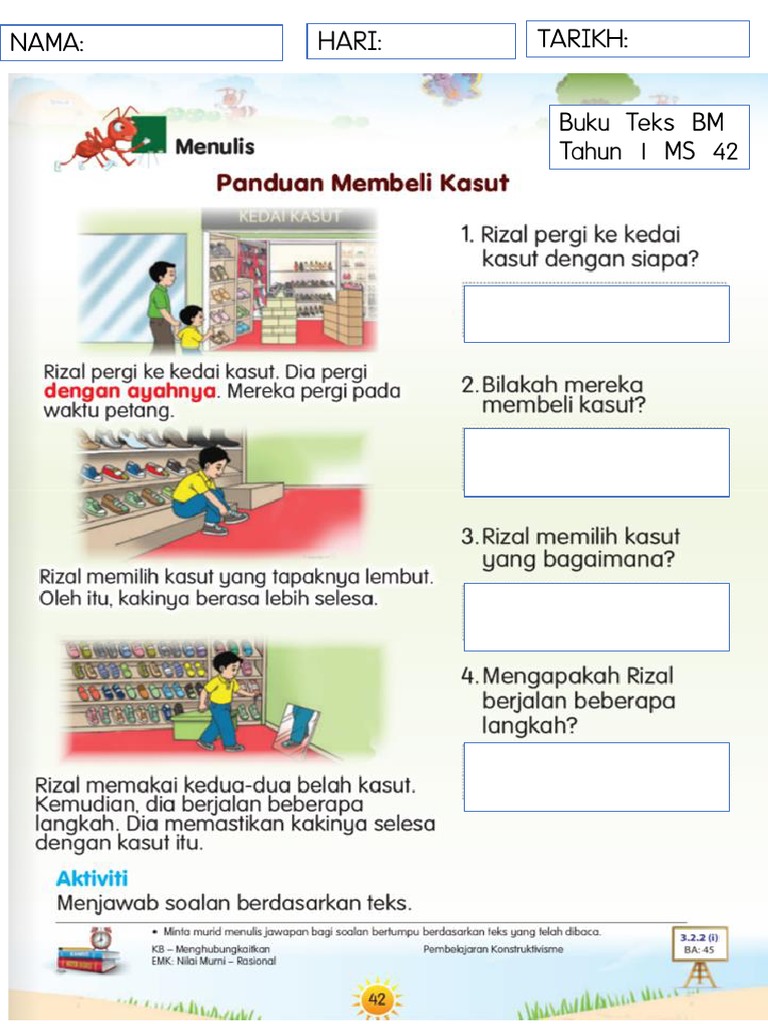 Latiham Menjawab Soalan Berdasarkan Teks | PDF