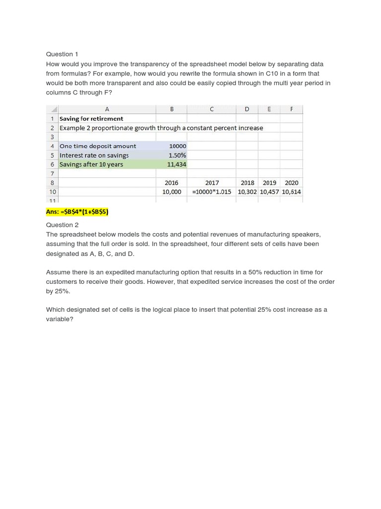 Improving Spreadsheet Transparency | PDF | Spreadsheet | Analysis