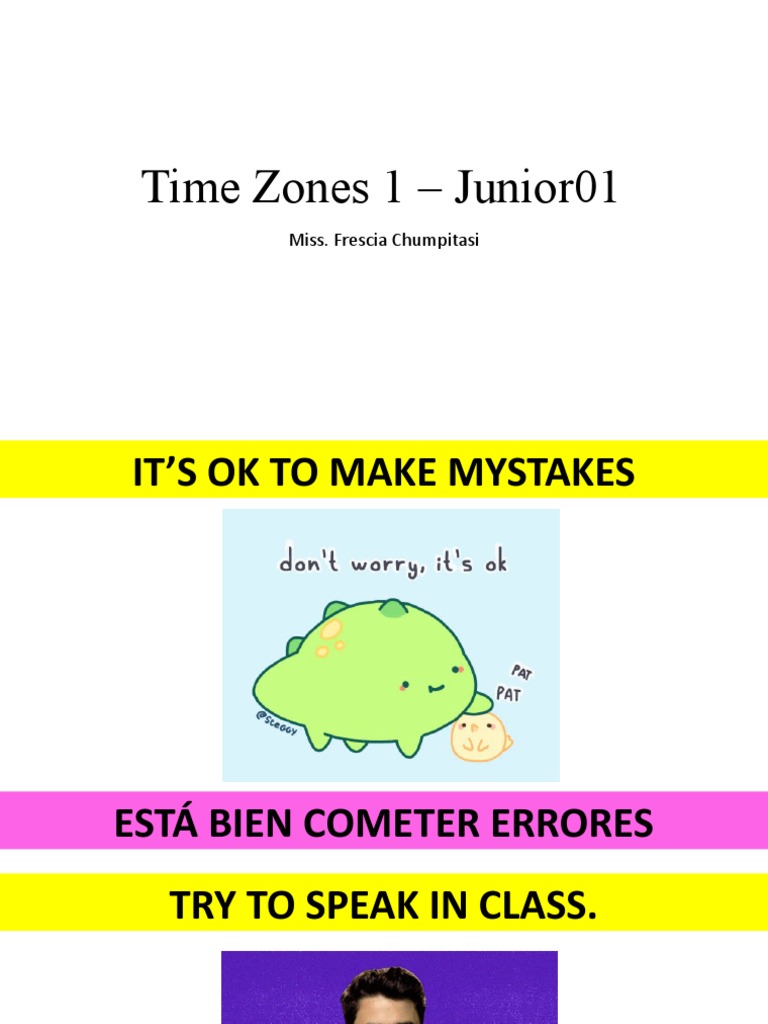 Time Zones 1 Unit 1 | PDF