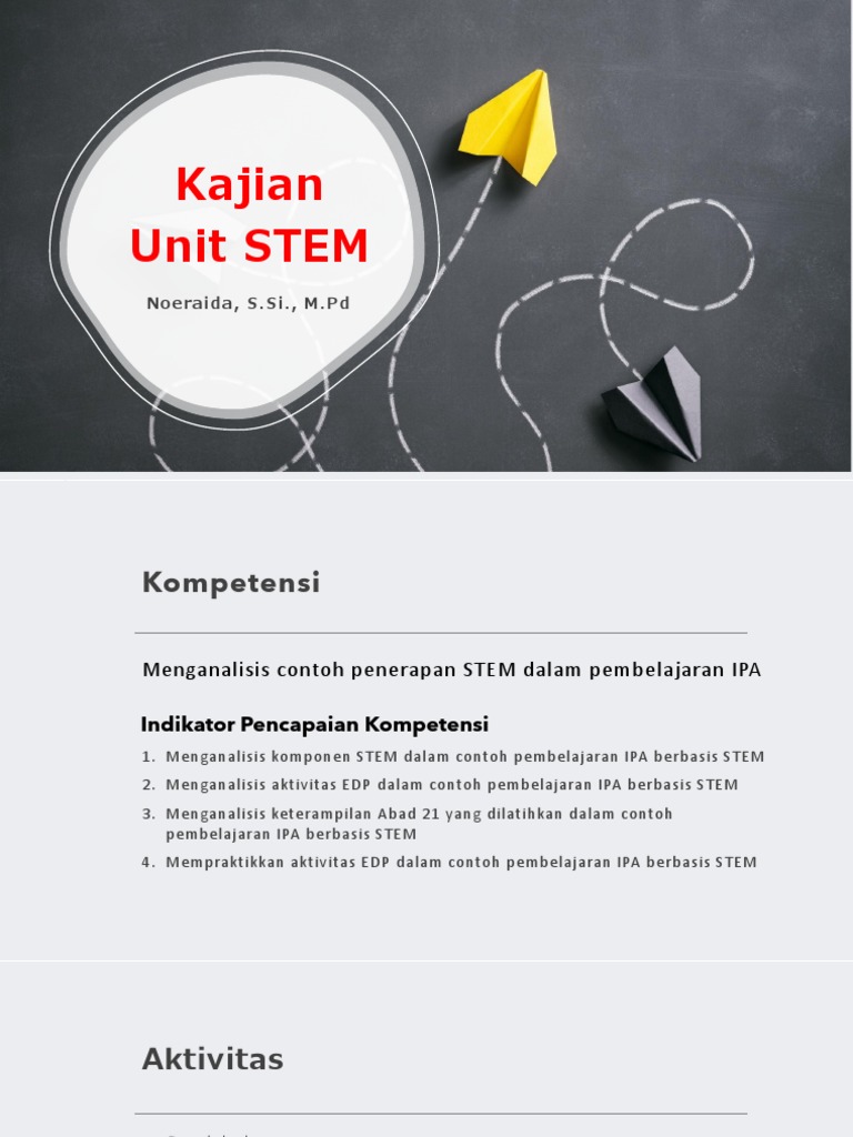 Kajian Unit STEM SD | PDF