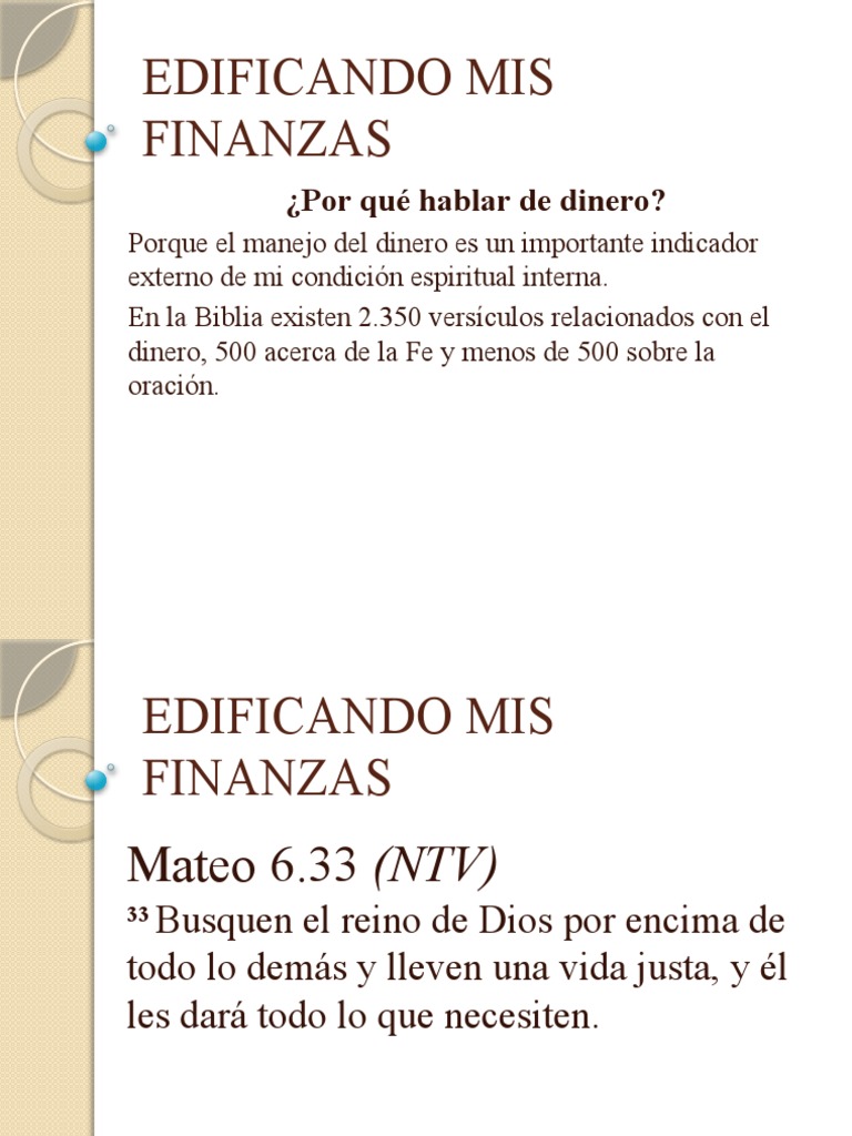 Edificando Mis Finanzas v2016 | PDF | Abrahán | Oración