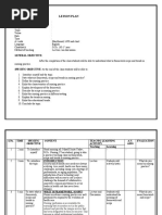 A Lesson Plan On Nursing Education | PDF | Educational Assessment ...