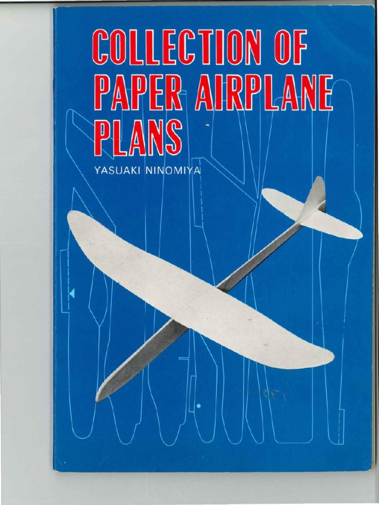 Collection of Paper Airplane Plans 3 PDF Free | PDF | Drag (Physics ...