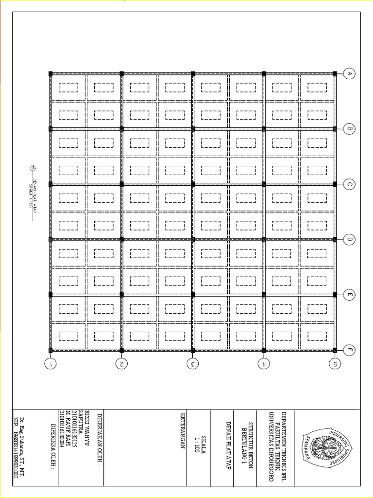Denah Plat Atap | PDF