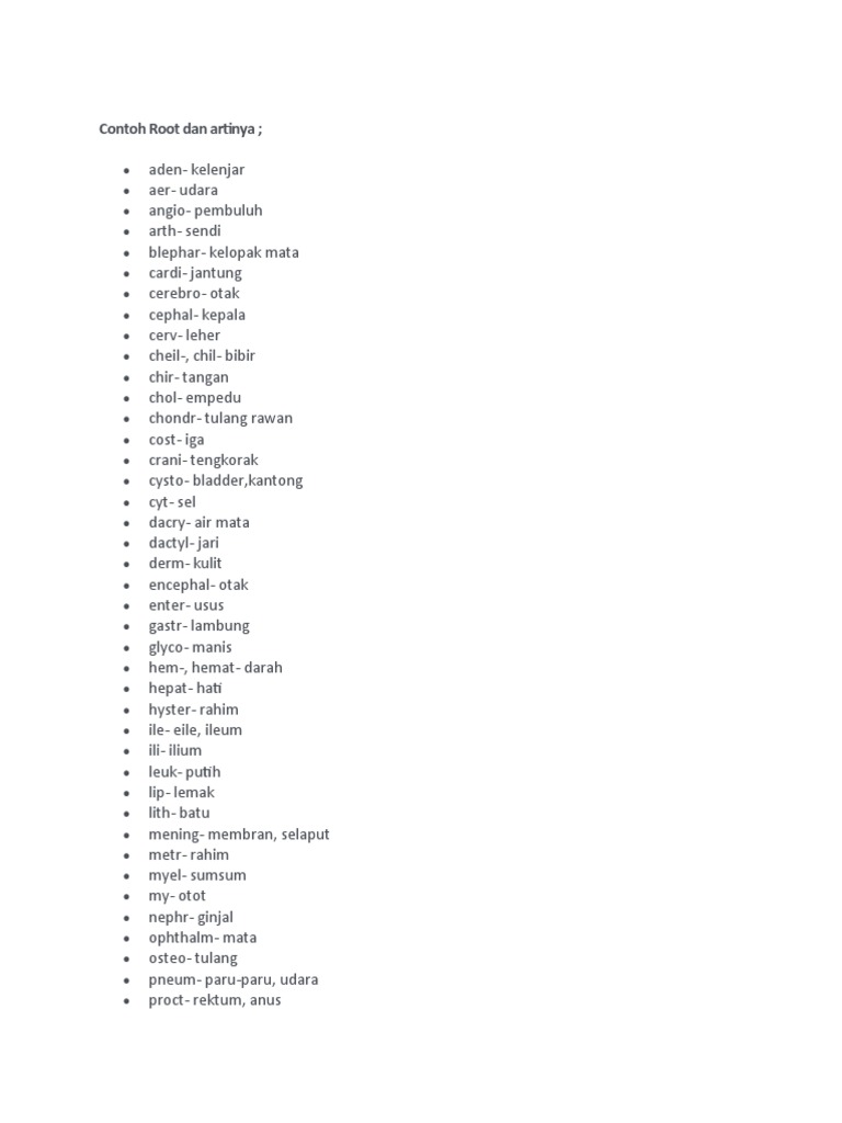 Prefix, Root, Suffix | PDF
