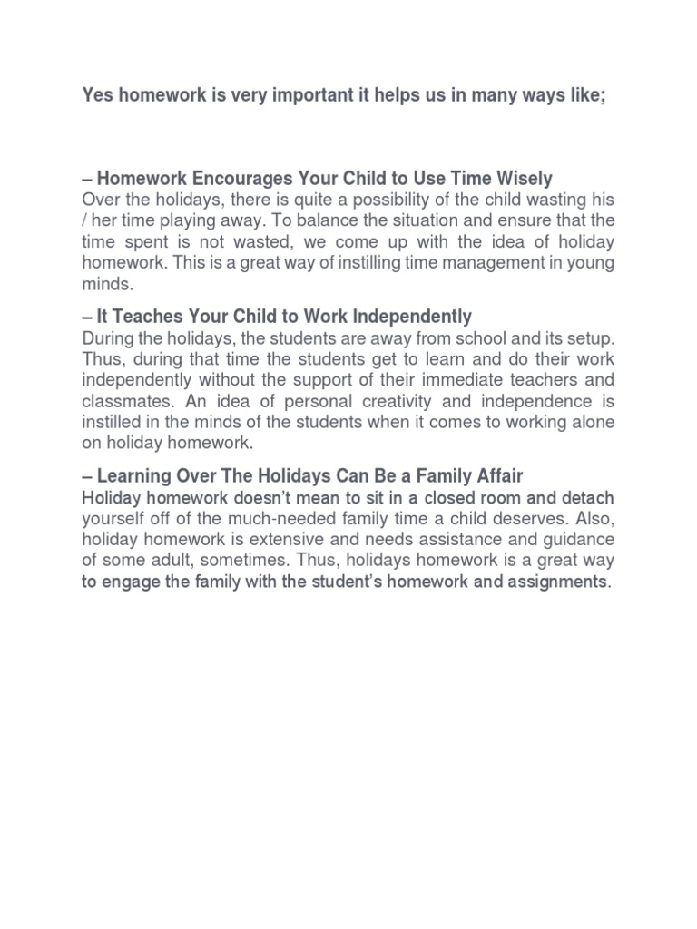 Value of Homework | PDF