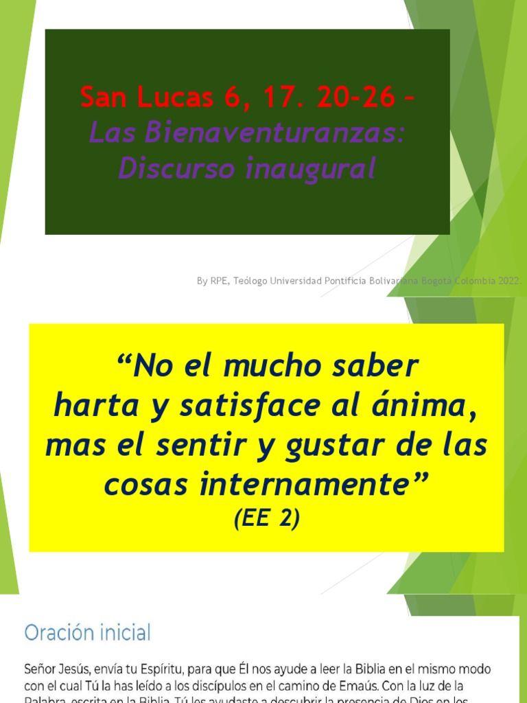 4 Taller San Lucas 6, 17 | PDF | Bienaventuranzas | Jesús