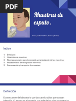 Muestra de Esputo | PDF | Tos | Especialidades Medicas