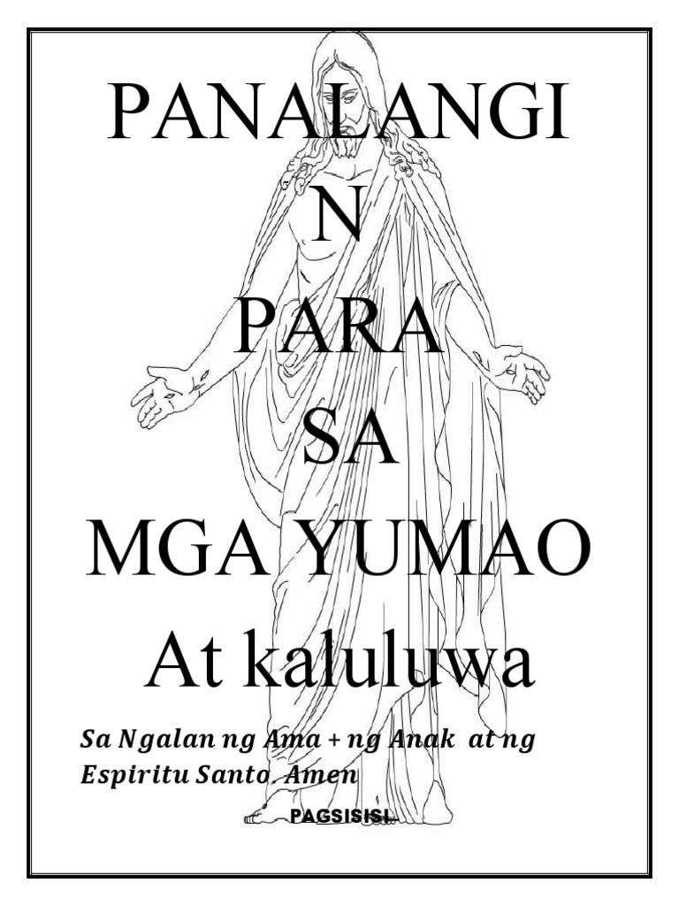 Panalangin para Sa Mga Yumao | PDF