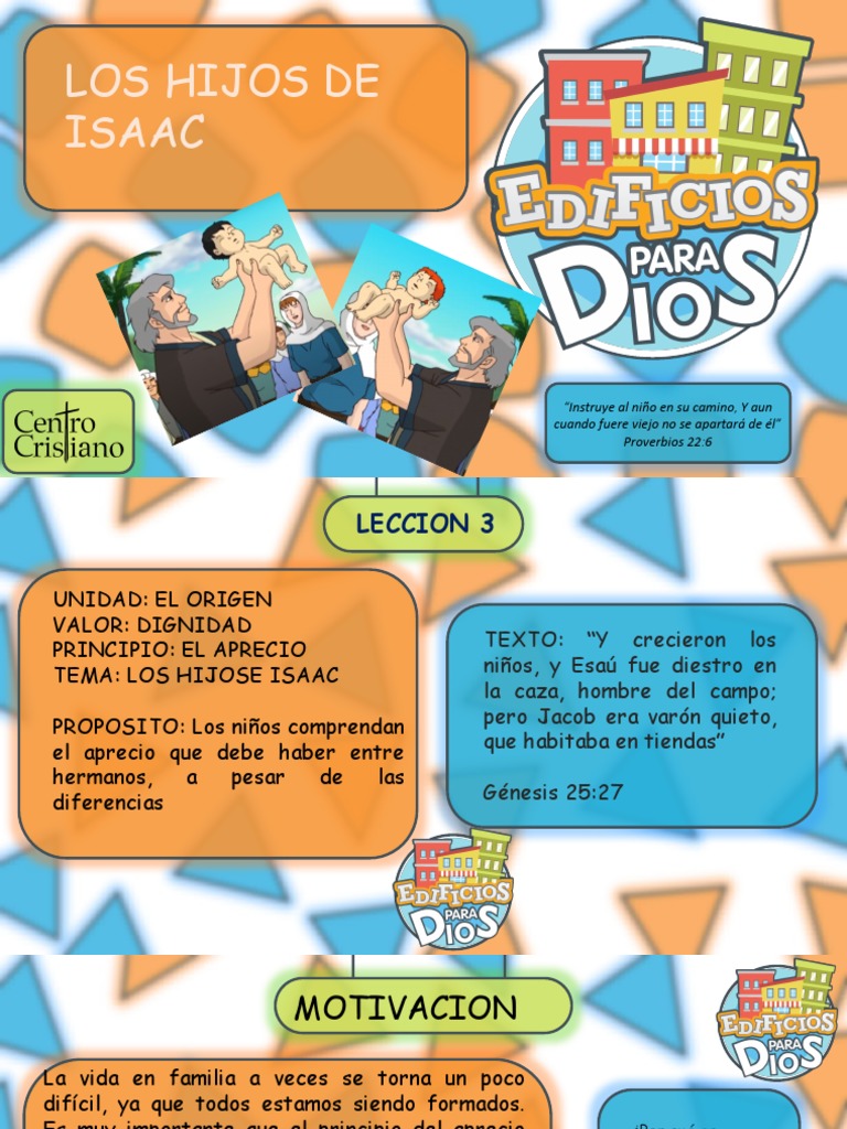 Leccion 5 2022 Los Hijos de Isaac | PDF | Jacob | Abrahán