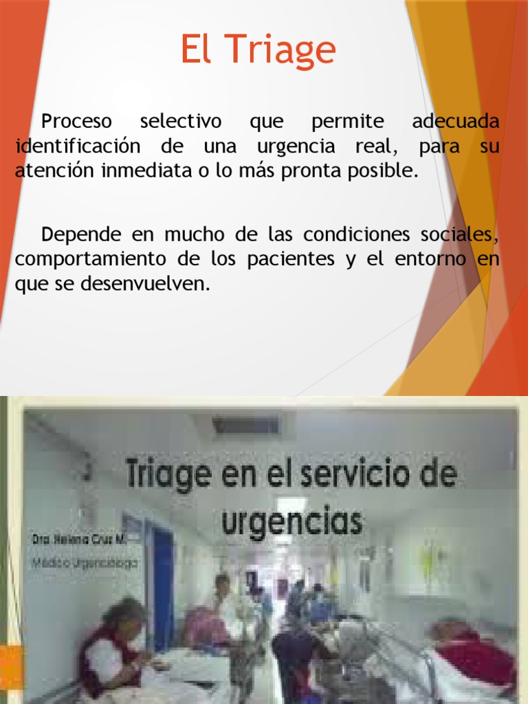 El Triage Hospitalario | PDF | Epidemiología | Enfermedades y ...