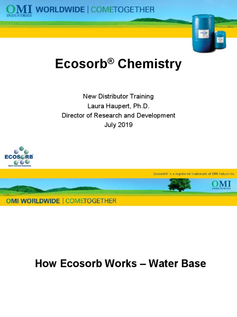 Funcionamiento Químico de Ecosorb | PDF | Ammonia | Water