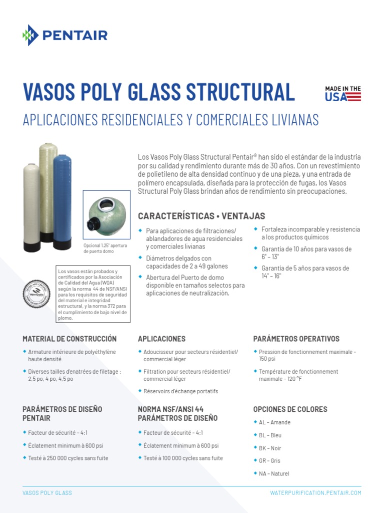 S Structural Polyglass Spec Sheet | PDF | Química de polímeros | Química