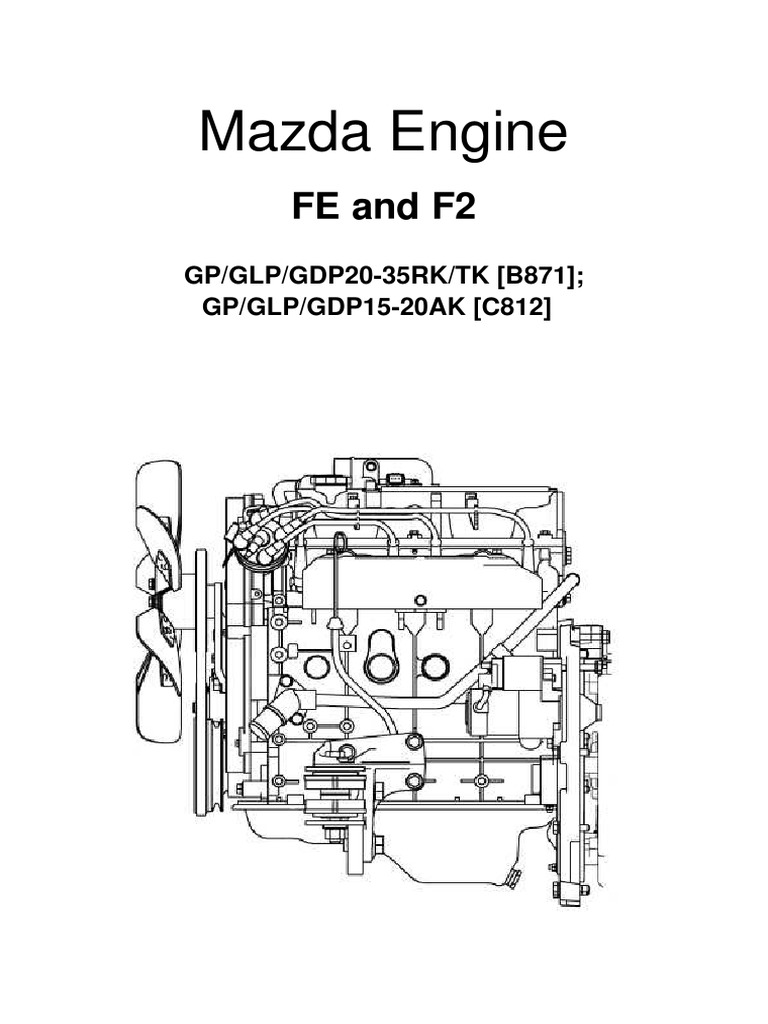 Mazda Fe y f2 | PDF | Piston | Bearing (Mechanical)