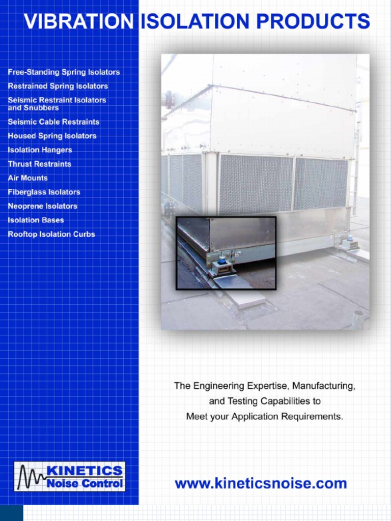 Vibration Isolation | PDF | Structural Steel | Fiberglass
