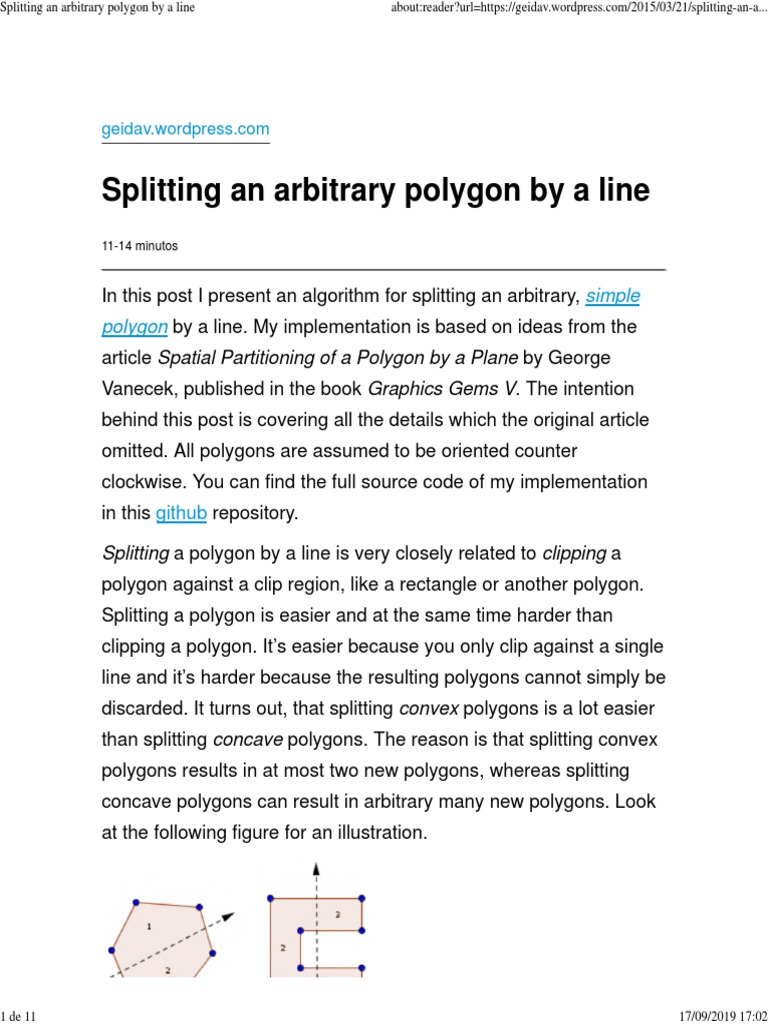 Splitting An Arbitrary Polygon by A Line | PDF | Polygon | Vertex ...