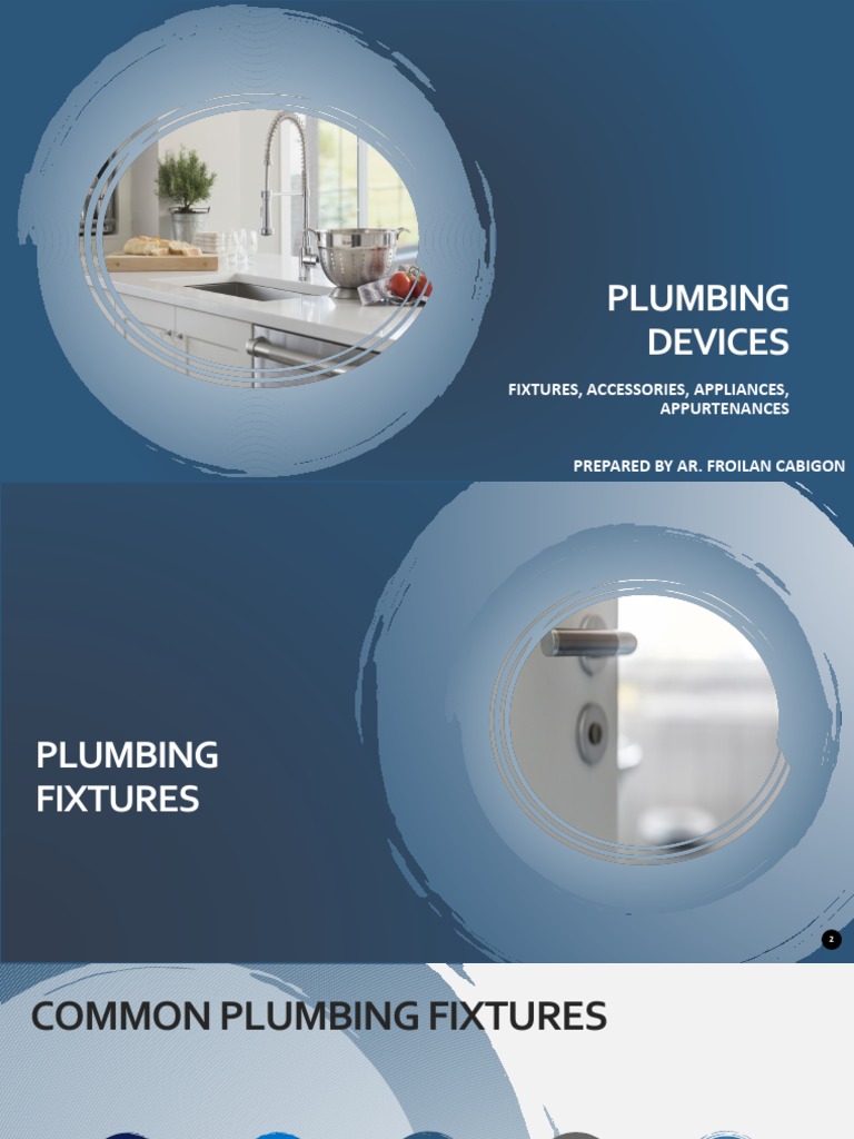 Plumbing Devices and Fixtures Overview | PDF | Toilet | Building ...