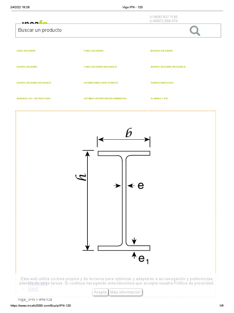 Viga IPN - 120 | PDF | Horticultura y jardinería | edificio
