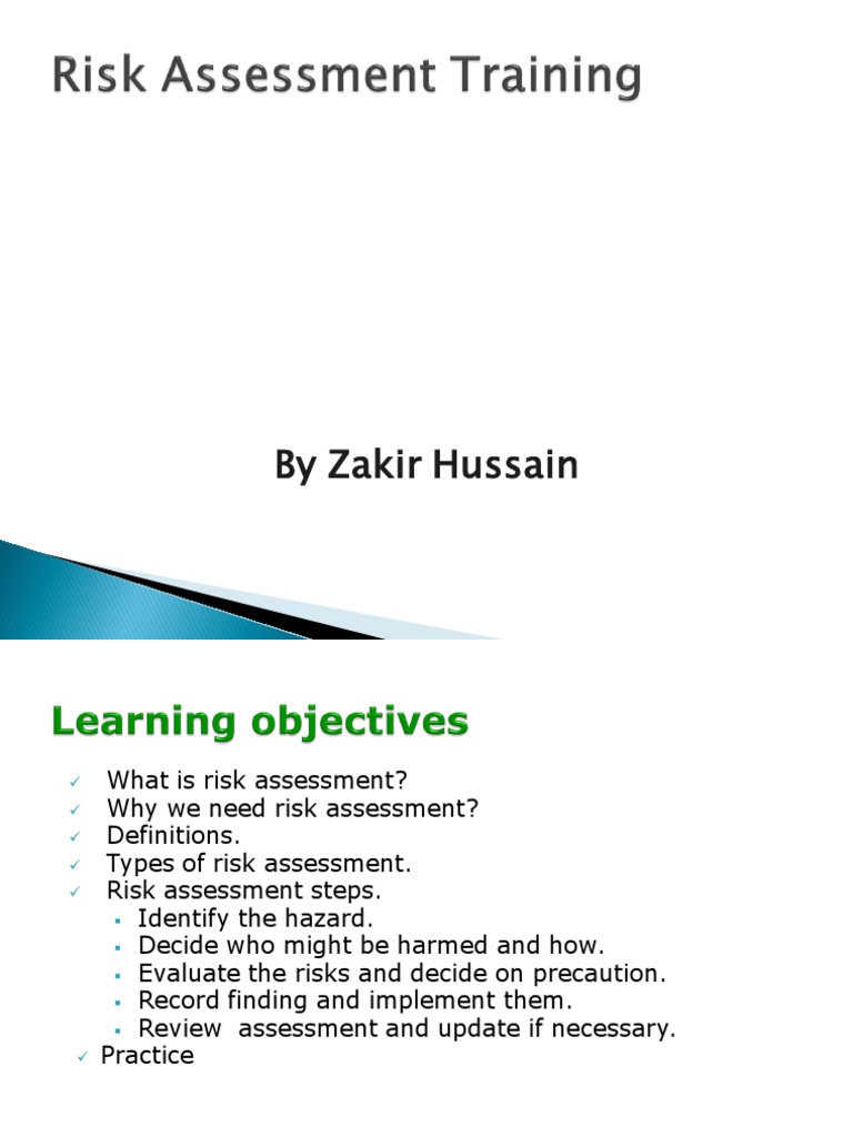 Risk Assessment Training | Download Free PDF | Risk | Risk Assessment