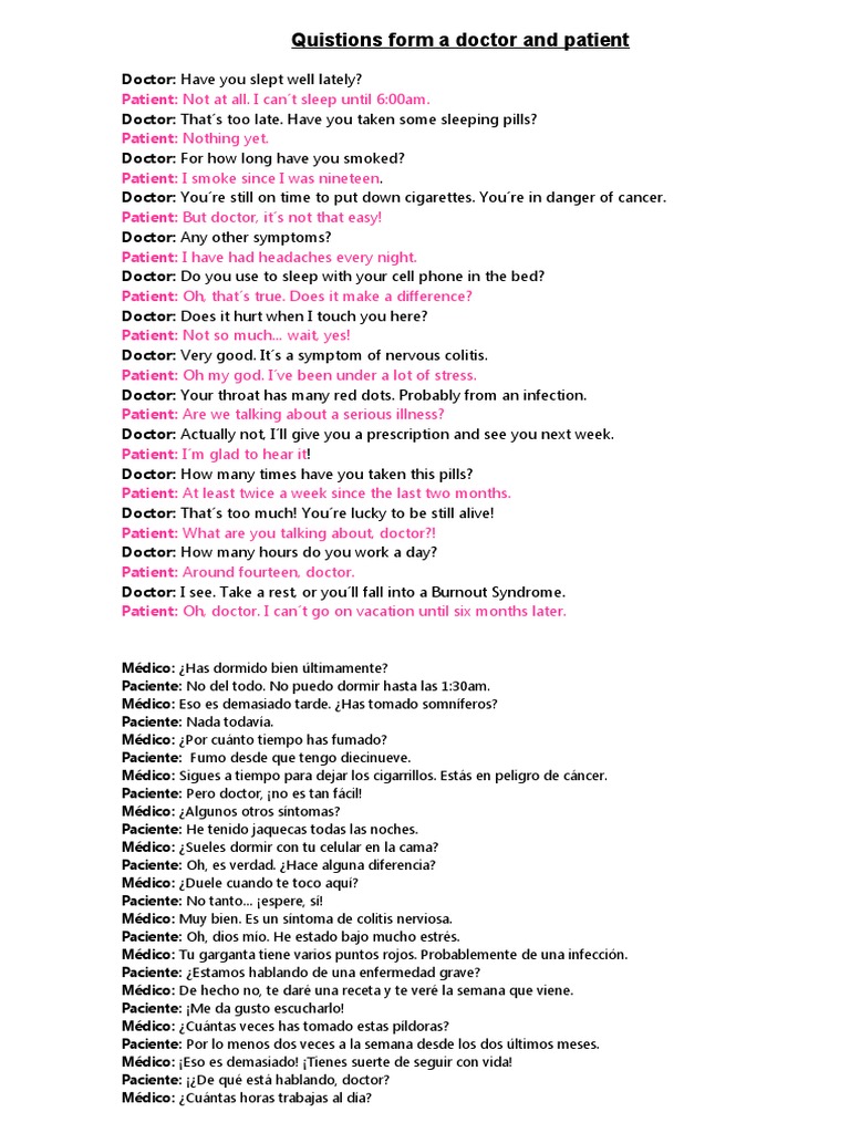 Doctor DIALOGO | PDF | Medicina CLINICA | Medicina
