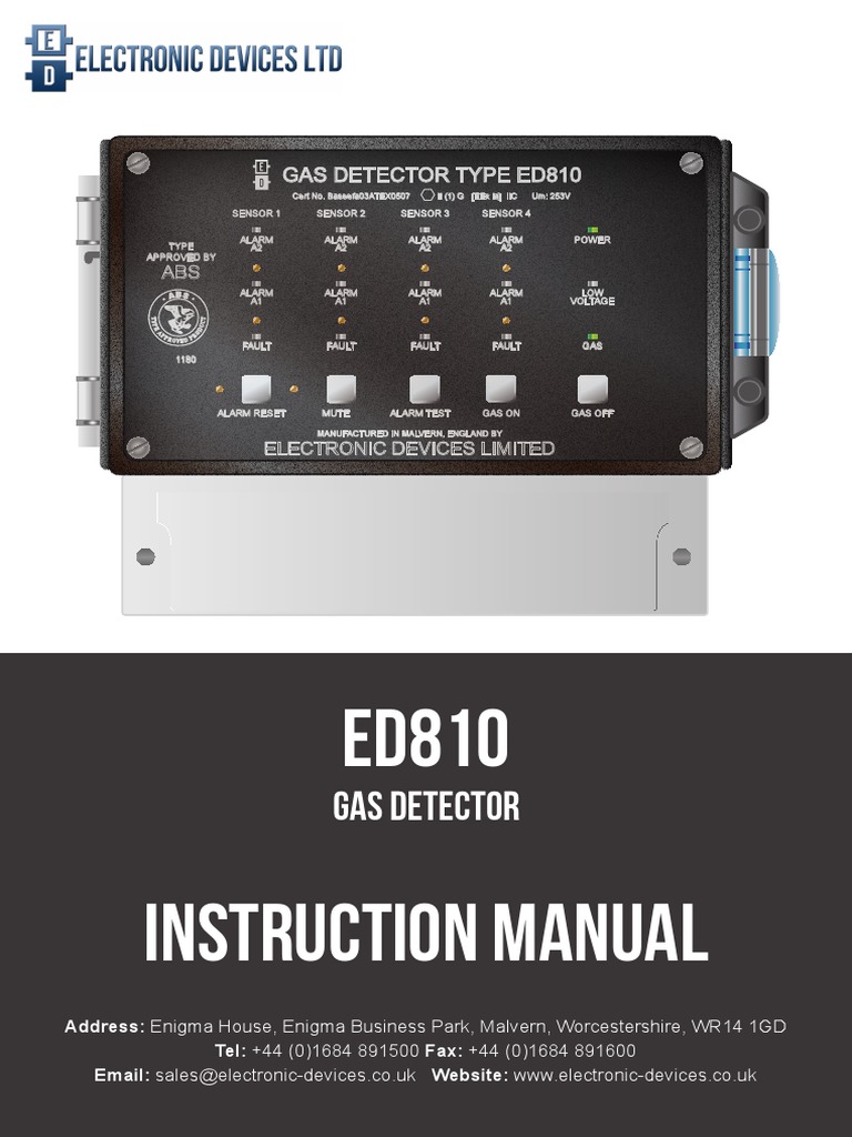 Ed810 Im | PDF | Relay | Fuse (Electrical)