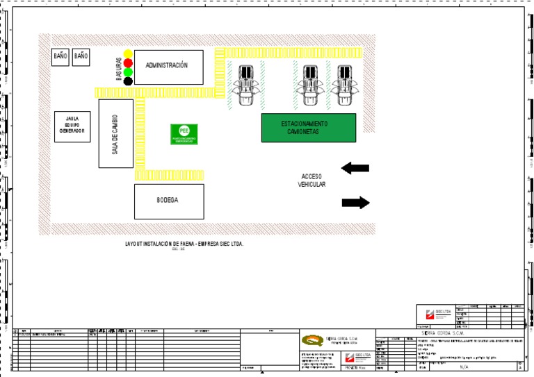 Layout Instalación de Faena | PDF