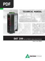 DAT 1400 Weight Transmitter Manual | PDF | Weight | Computer Keyboard