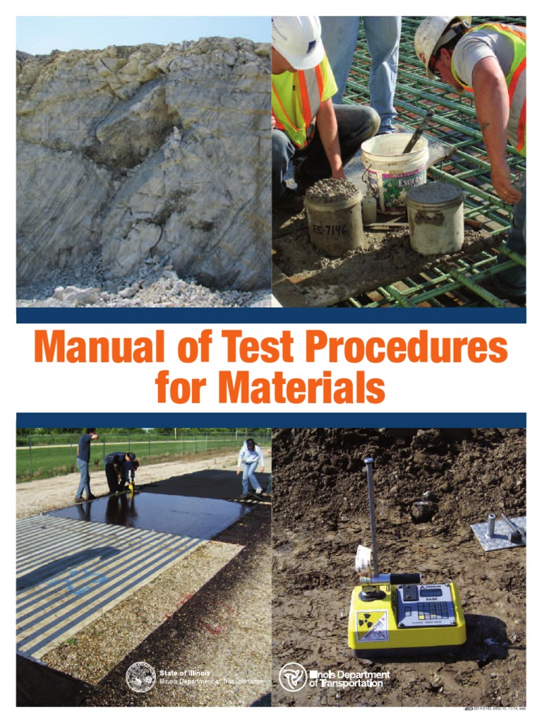 Manual of Test Procedures For Materials 2021 | PDF | Concrete ...