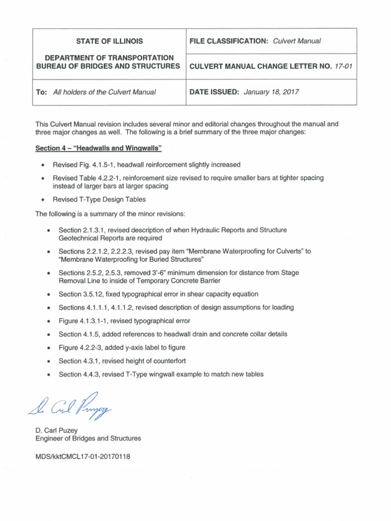 IDOT Culvert Manual 2017 | PDF | Precast Concrete | Deep Foundation