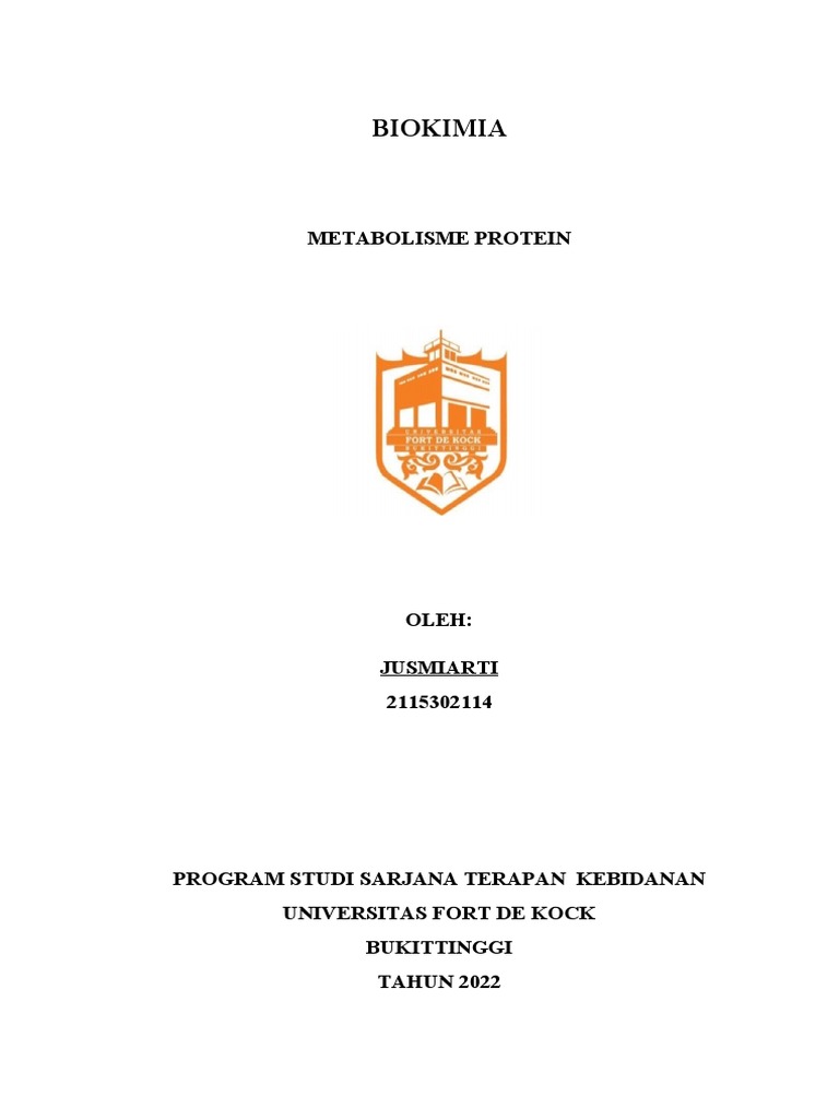 Makalah Metabolisme Protein | PDF