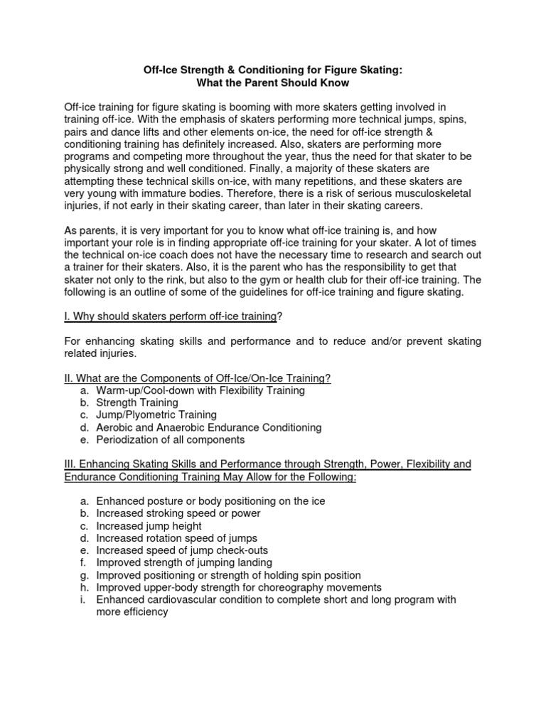 Office Training | PDF | Figure Skating | Strength Training