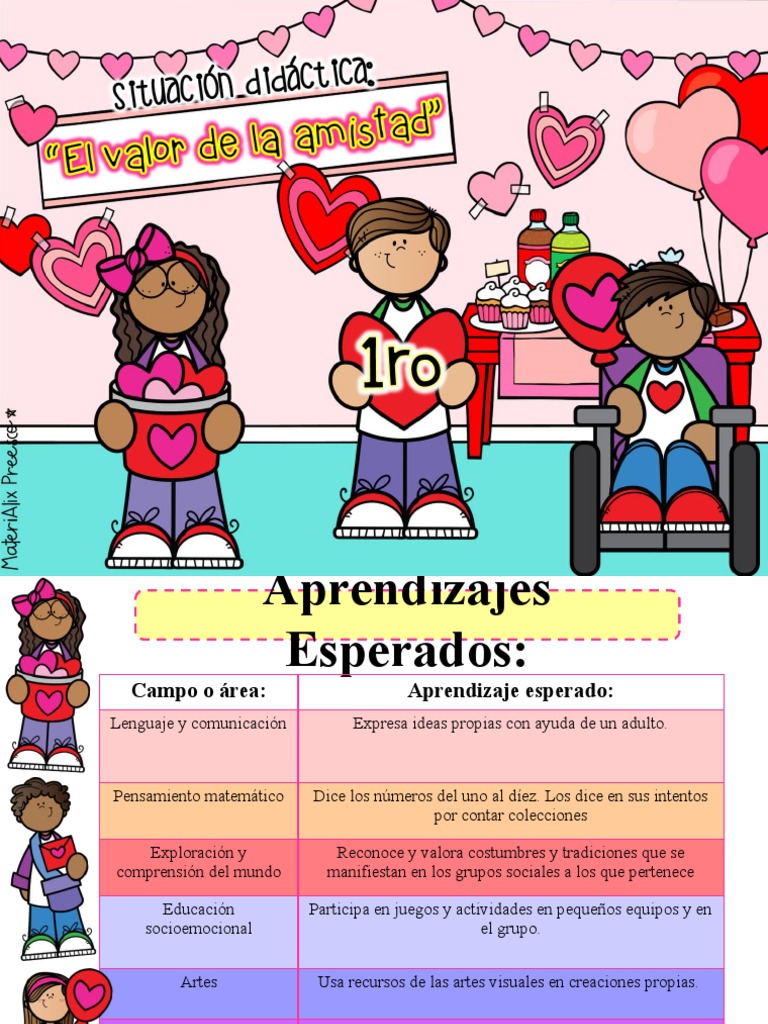 Actividades para el Día de la Amistad | PDF | Aprendizaje | Salón de clases