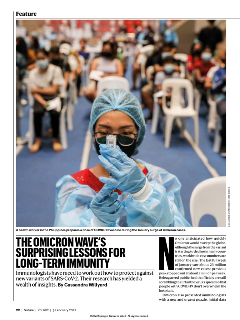 Ómicron and Long-Term Immunity | PDF | Immune System | Vaccines