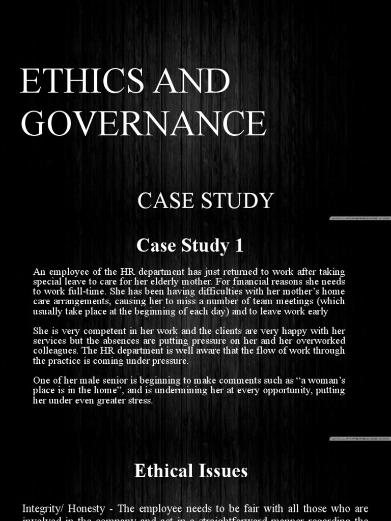 Case Study (Ethics) | PDF | Journalism | Applied Ethics