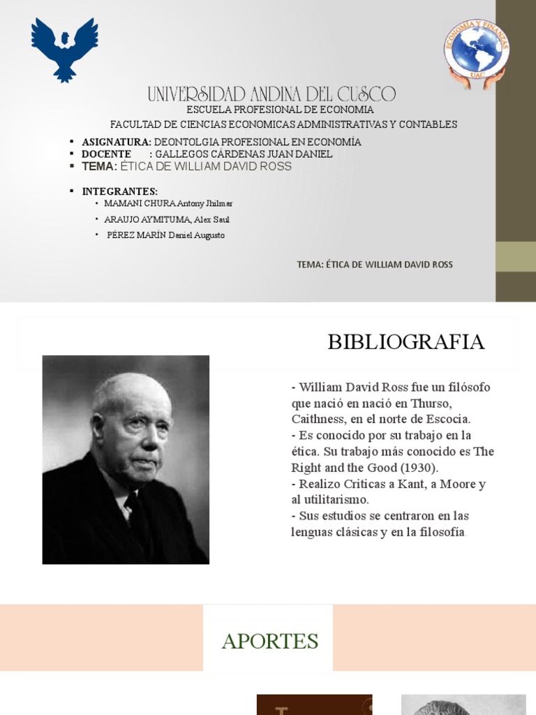 Ética de William David Ross | PDF | Moralidad | Justicia