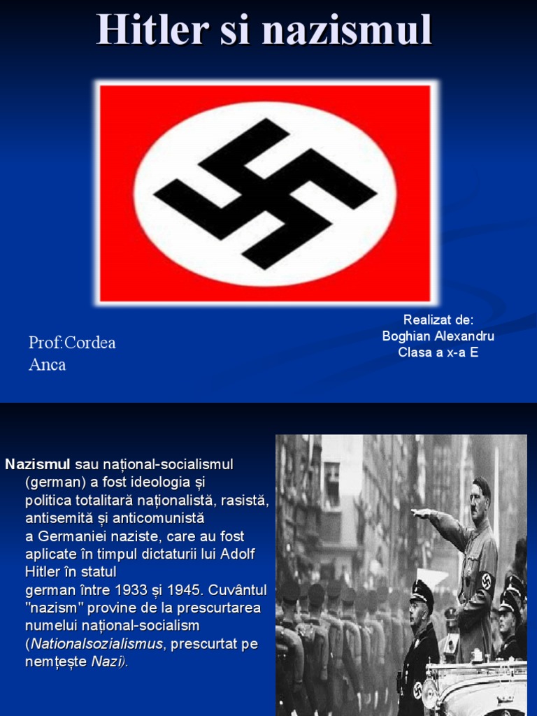 Hitler Si Nazismul | PDF