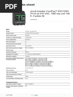 L&T ACB Technical Details | PDF | Altitude | Electrical Components