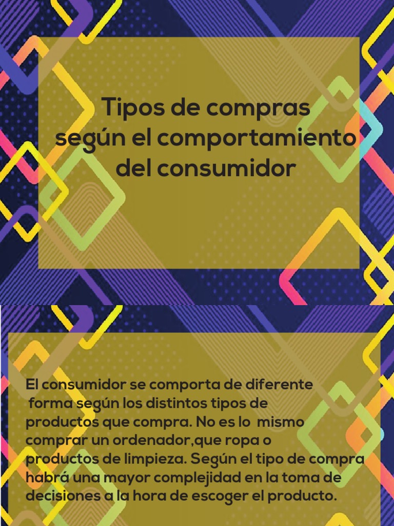Tipos de Compra Segun El Comportamiento Del Consumidor | PDF | Los ...