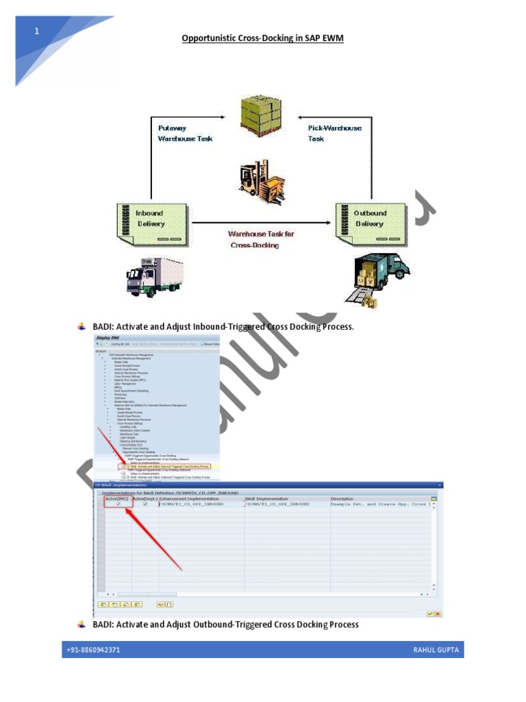Cross-Docking in SAP EWM | Download Free PDF | Application Software | Transport