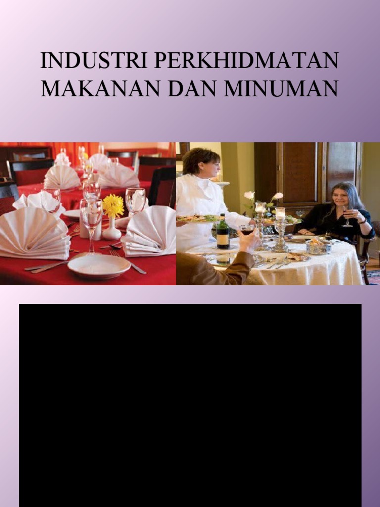 Bab3-Perkhidmatan Makanan Dan Minuman | PDF