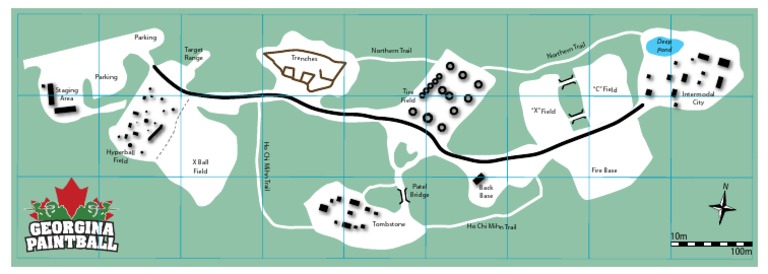 Georgina Paintball Course Layout | PDF
