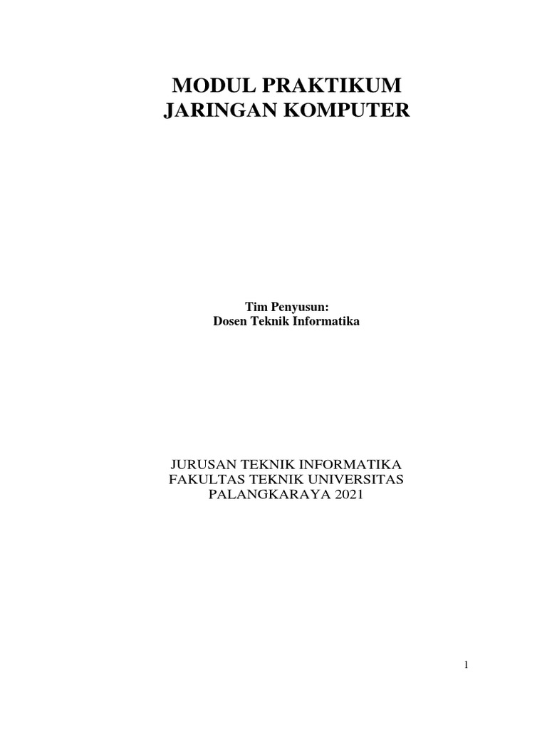 Jarkom - Modul | PDF