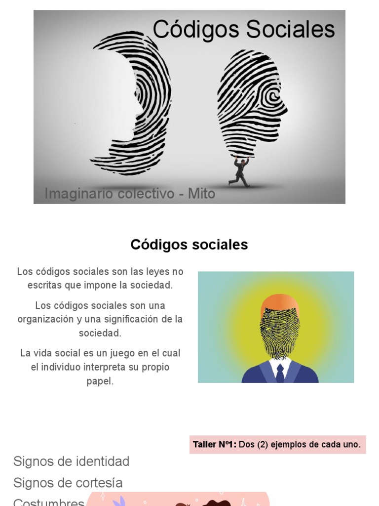 Códigos Sociales Imaginario Colectivo Mito | PDF | Science